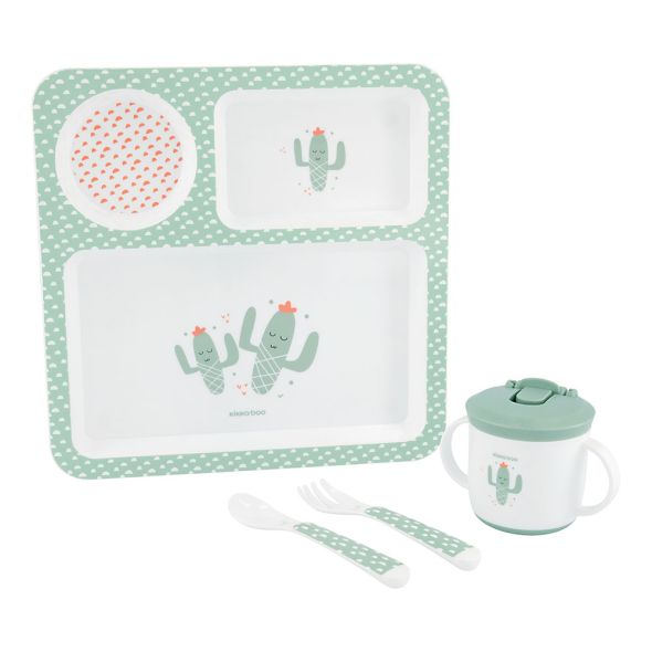 Комплект за хранене Kikka Boo Cactus, 4 части⭐ 8.18 € ТОП Цена ️ | Raya ...