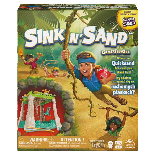 Настолна игра Spin Master Kinetic Sand Sink n'Sand⭐ 39.9 лв ТОП Цена ️ ...